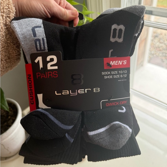 Layer 8 | Underwear & Socks | New 8 Layers Mens 2 Pairs Quick Dry Cushion Crew Cut | Poshmark